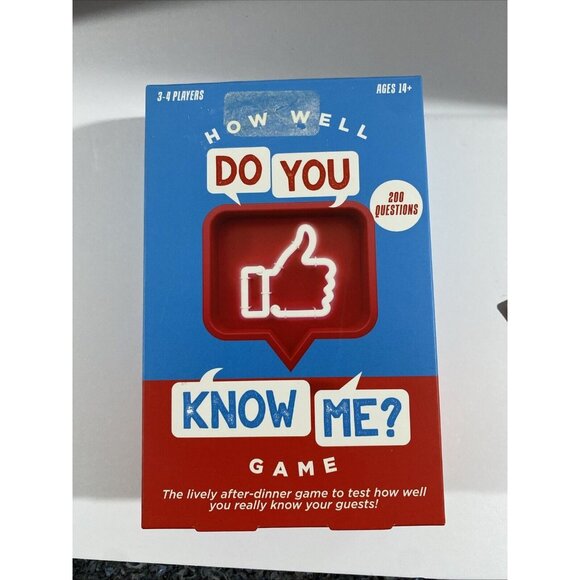GAME | Toys | How Well Do You Know Me Game Party Game Family Game Night ...